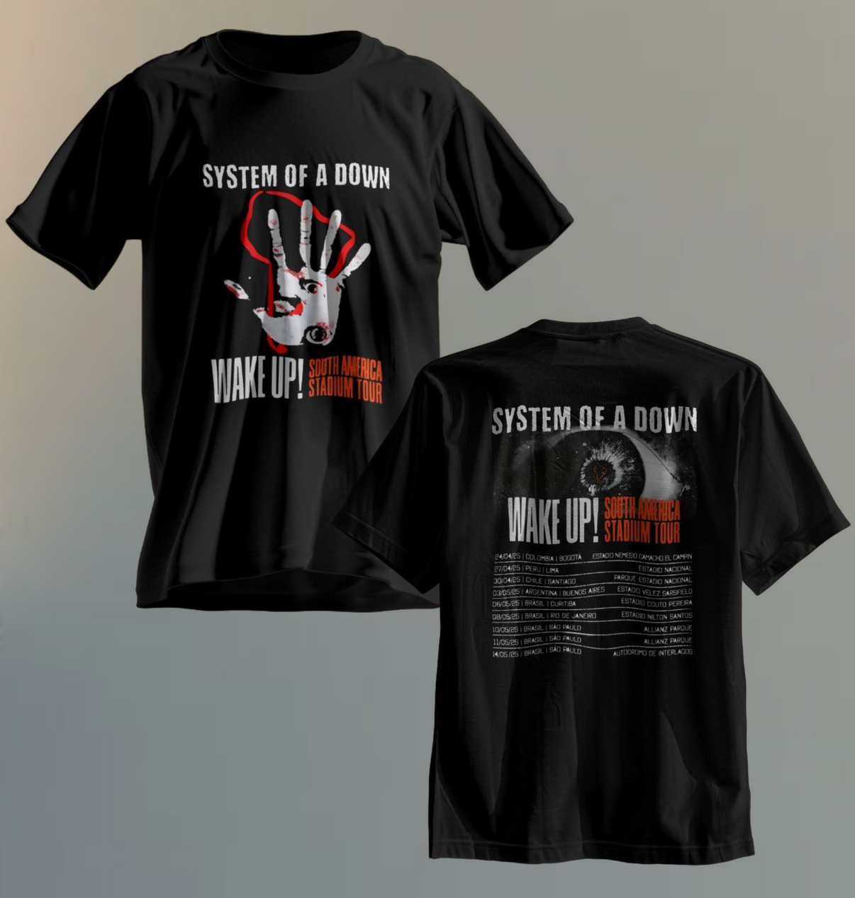 SOAD - Hand Eye - South America Tour 2025 – Graphos